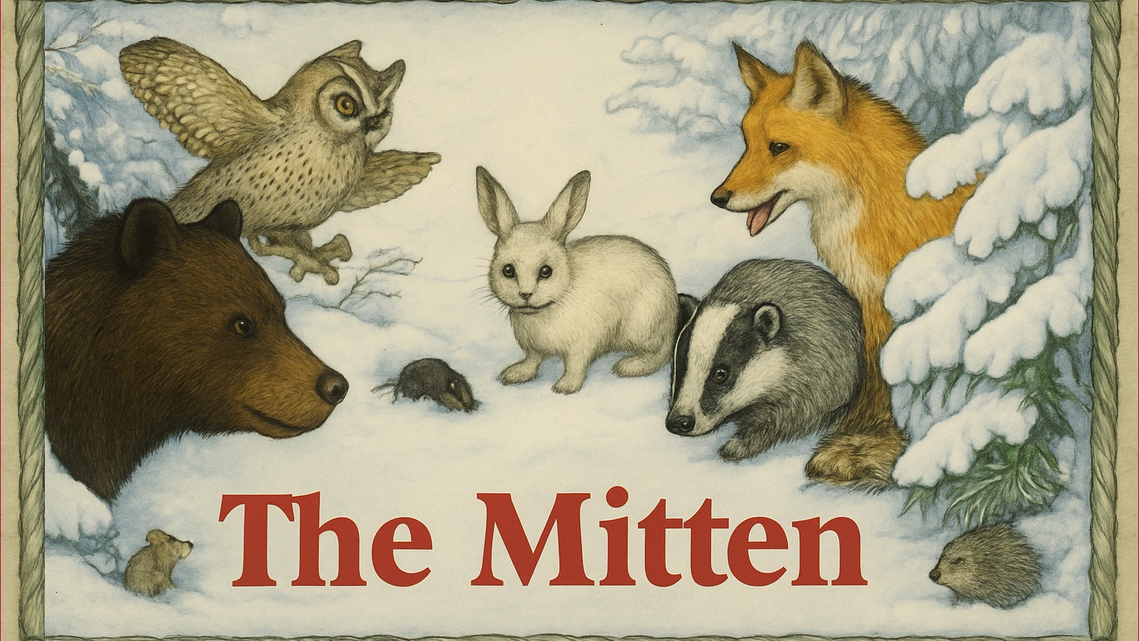 The Mitten Read Aloud | 1morestory.com